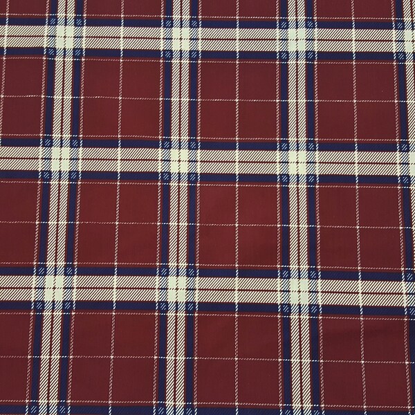 Plaid Fabric - Etsy