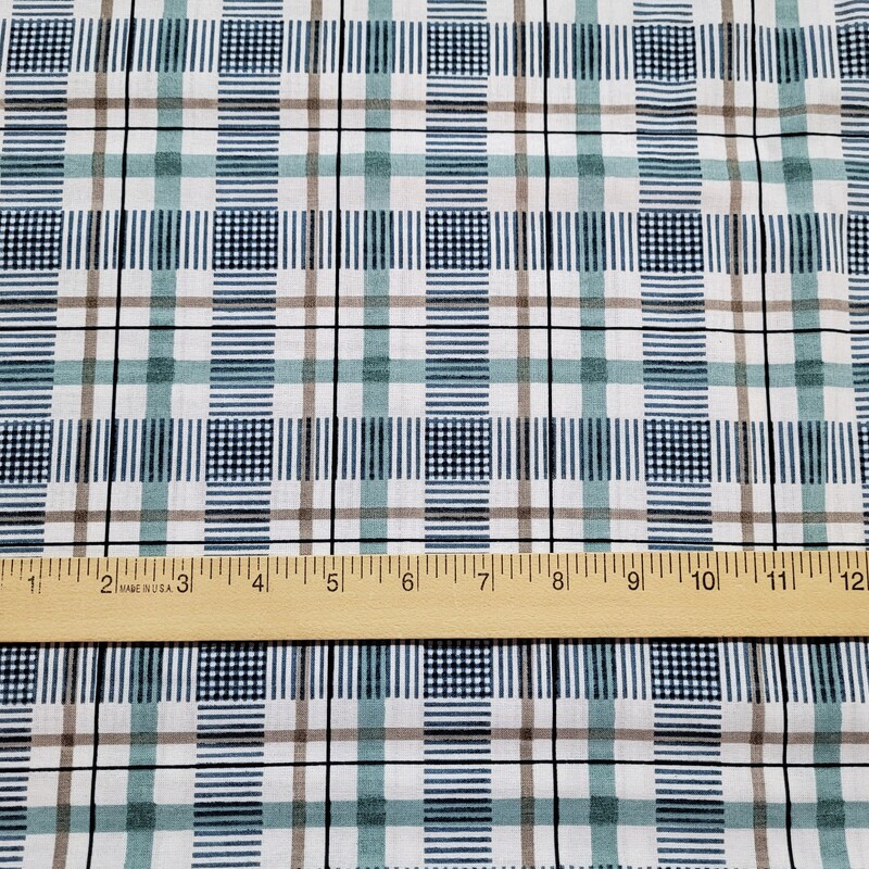 Plaid Cotton Fabric - Etsy