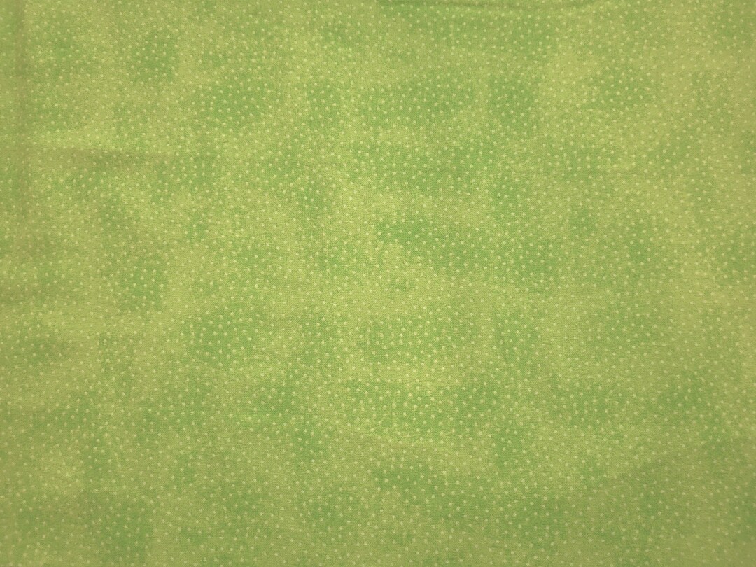 Dots Yellow Green Double Napped Flannel - by the Yard - Etsy