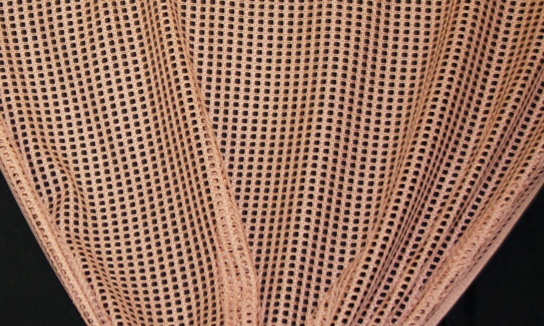 Discount Fabric OPEN WEAVE DRAPERY Salmon Honeycomb - by the Yard - Etsy