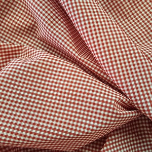 1/8" Red 59"/60" Gingham Check Poly/cotton Fabric - by the Yard - Etsy