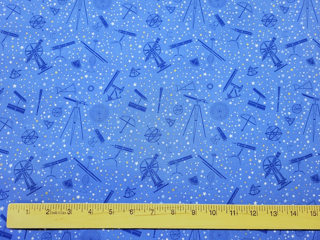 Signs From Above Telescopic Print 100% Cotton Fabric - by the Yard - Etsy
