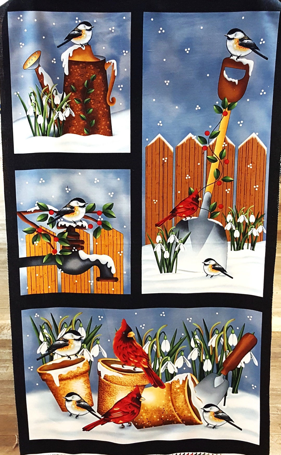 Frozen in Time PANEL 100% Cotton Fabric - Etsy