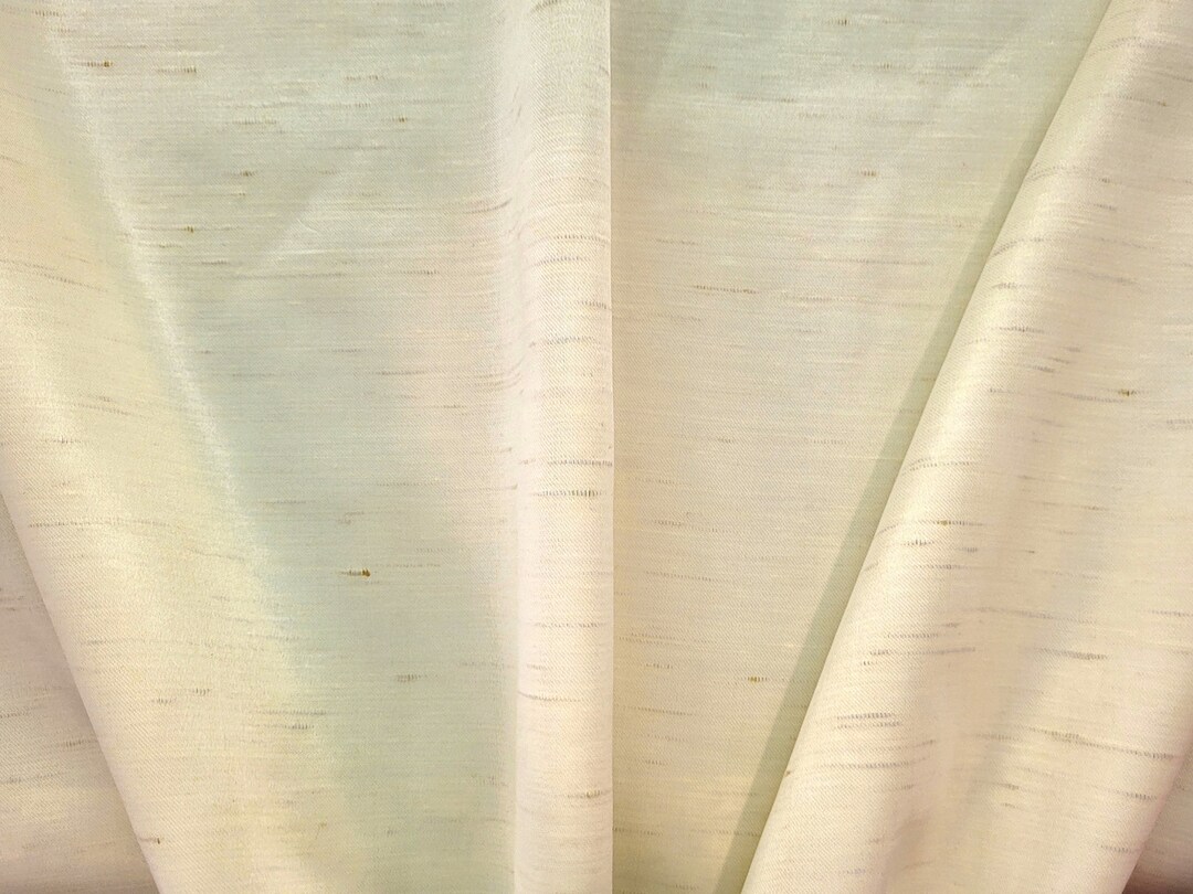 Vintage Drapery Pale Yellow Antique Satin Fabric - by the Yard - Etsy