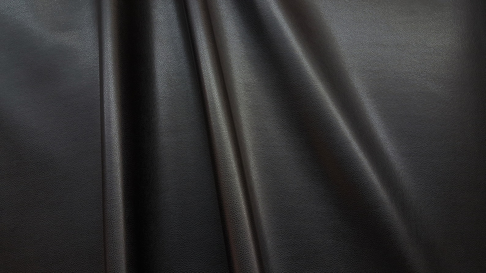 Discount Fabric ULTRA LEATHER Promessa Ebony Upholstery & - Etsy