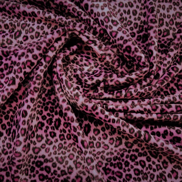 Pink Cheetah Fabric - Etsy