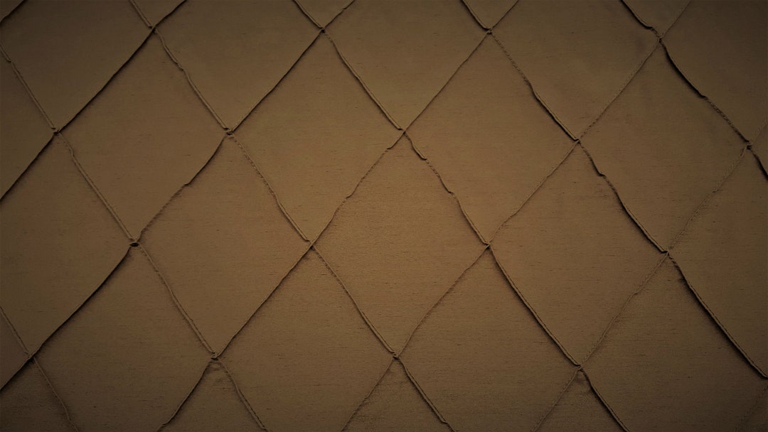 Light Brown Pintuck Drapery Fabric - by the Yard - Etsy