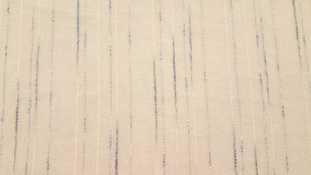 Discount Fabric OPEN WEAVE DRAPERY Cream, Country Blue & Dark Blue - 5 ...