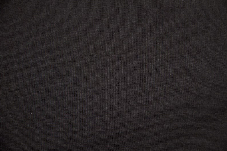 Black 100% Cotton Carolina Broadcloth - by the Yard - Etsy