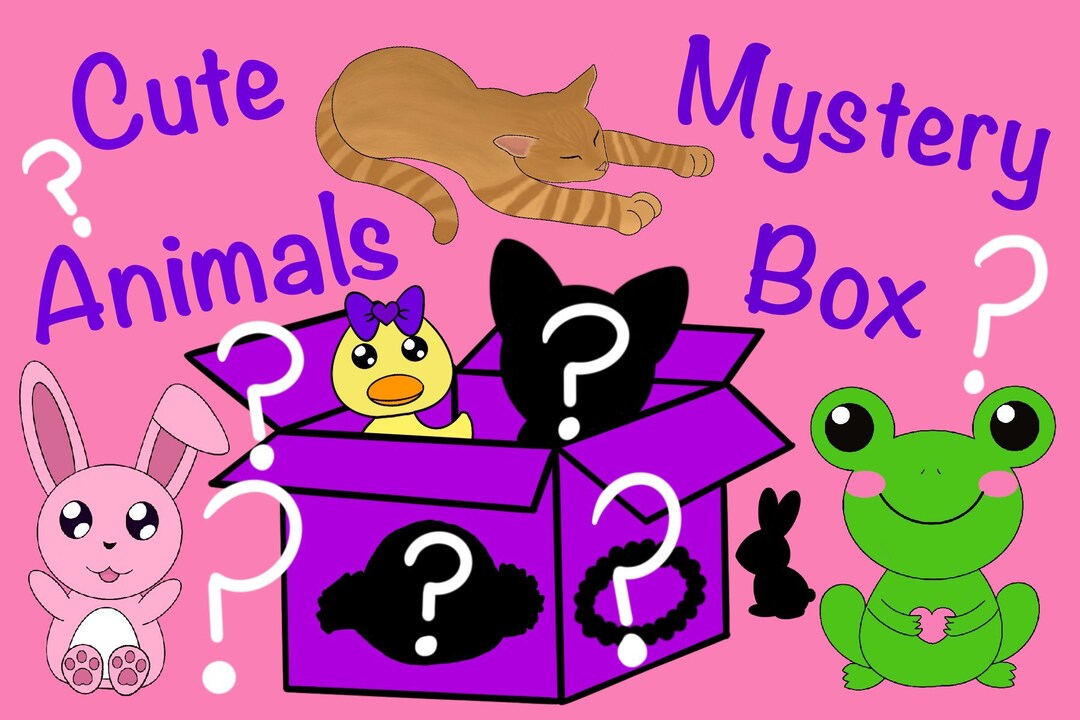 Mystery Box of Animal Themed Products - Etsy