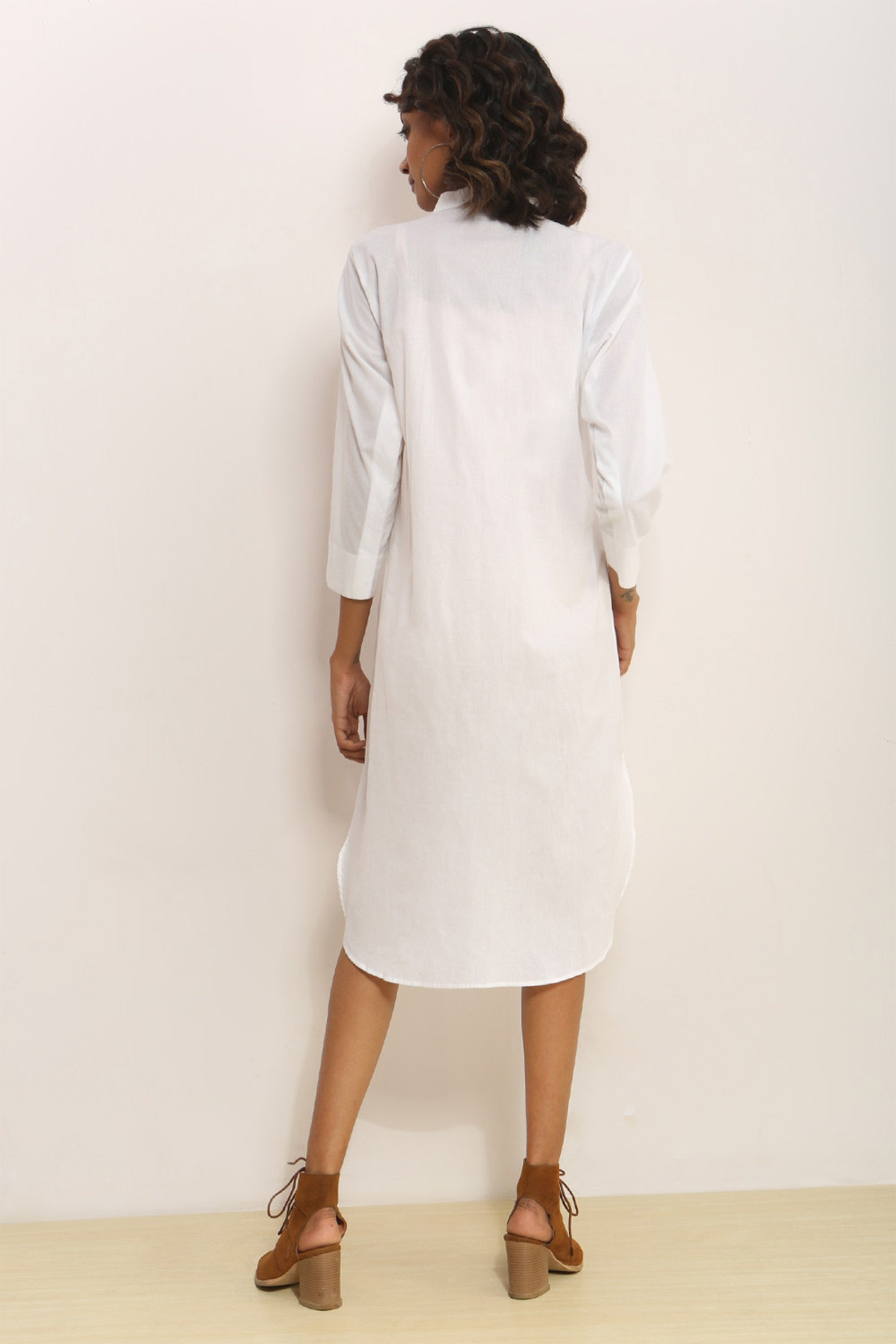 Embroidered White Cotton Tunic, Organic Cotton Woman's Tunic , Woman's ...