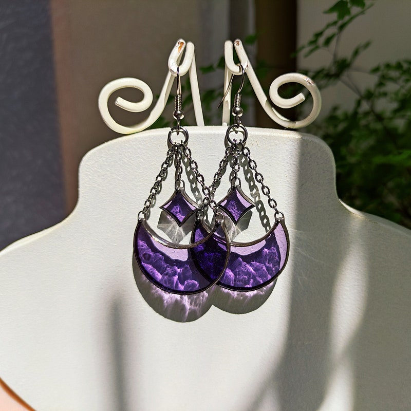 Violet Stained Glass - Etsy