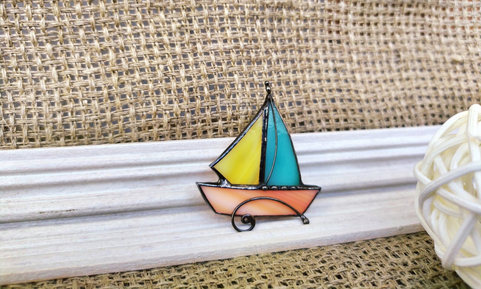 Sailing Boat Pin Nautical Brooch Color Block Jewelry,ship Jewelry ...