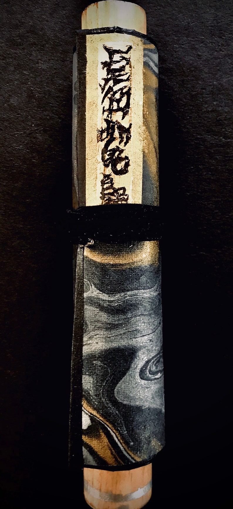 Makimono Reproduction Koto Ryu Kinketsu Himaki Vital Point Makimono ...