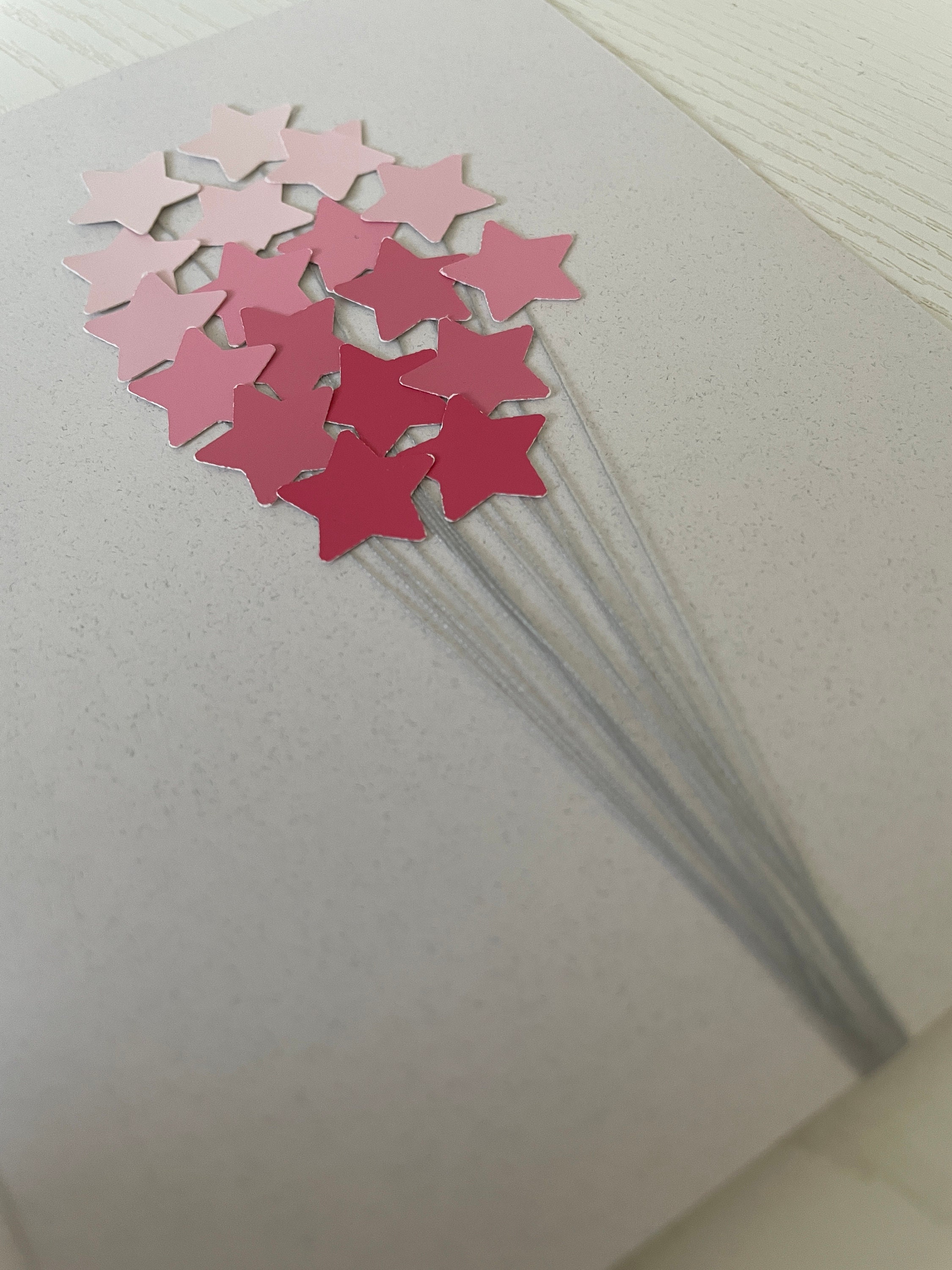 Custom Baby Card - Eco-friendly Card, Star Balloons Card for New ...