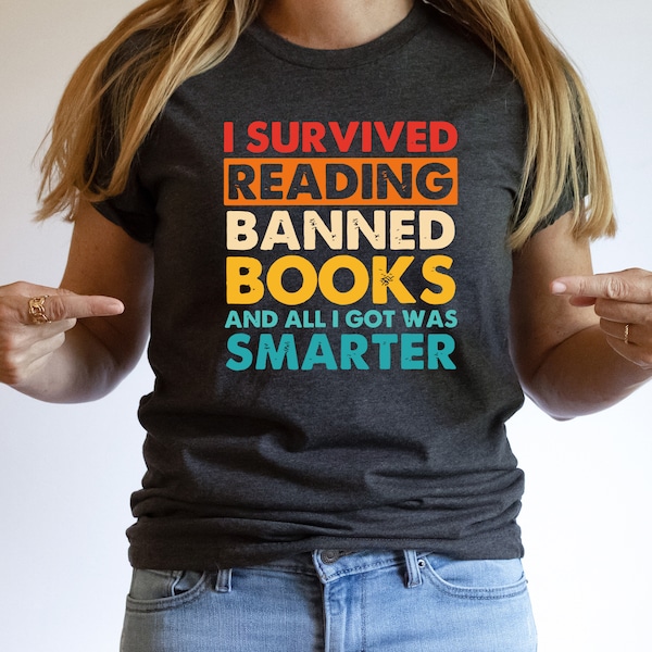 I Read Banned Books Shirts - Etsy