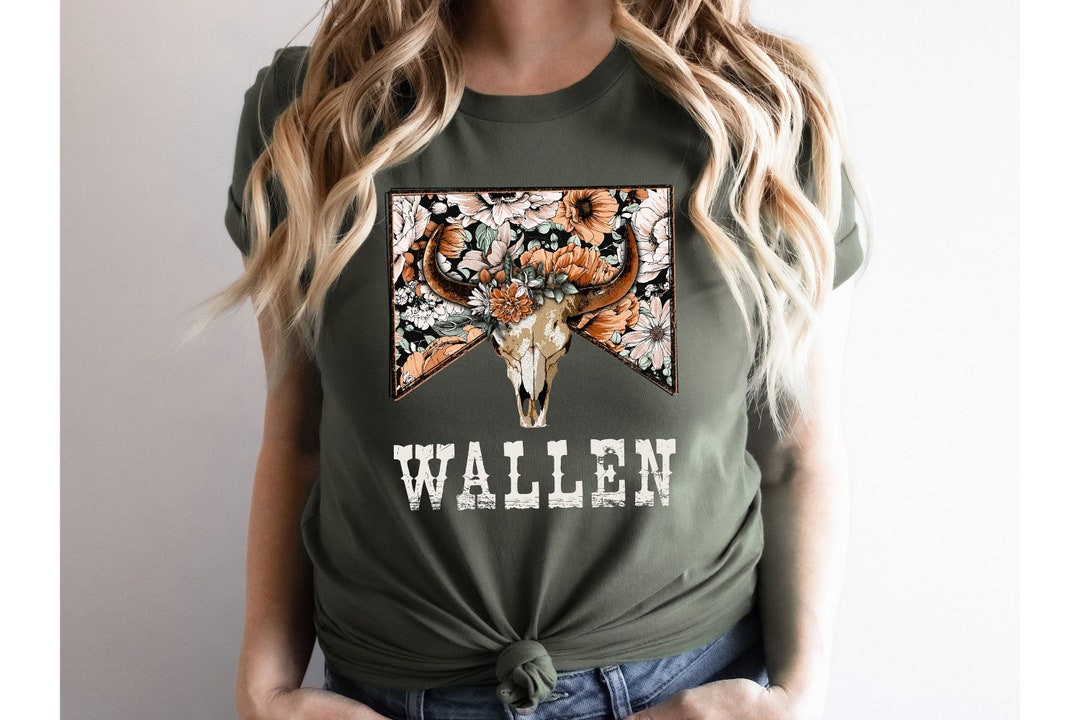 Wallen Shirt, Country Music Wallen T-shirt, Country Bullhead Shirt ...