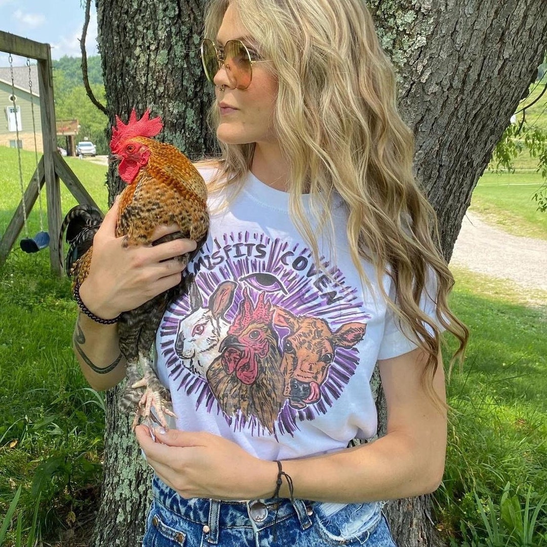 Misfits Coven Animal Haven Logo T-shirt Help Support Rescued Animals ...