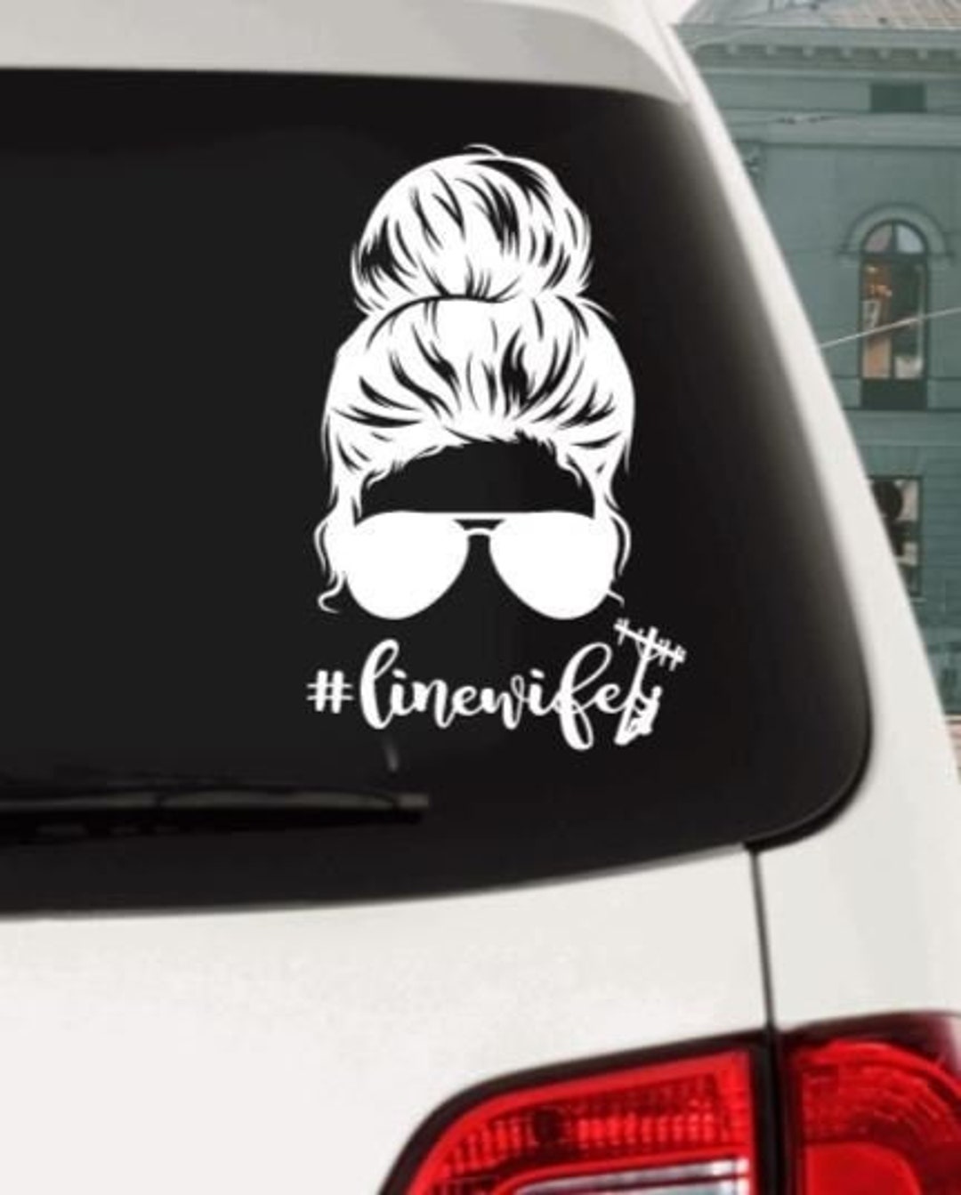 Messy Bun No Bow linewife Truck Decal Messy Bun Now Bow - Etsy
