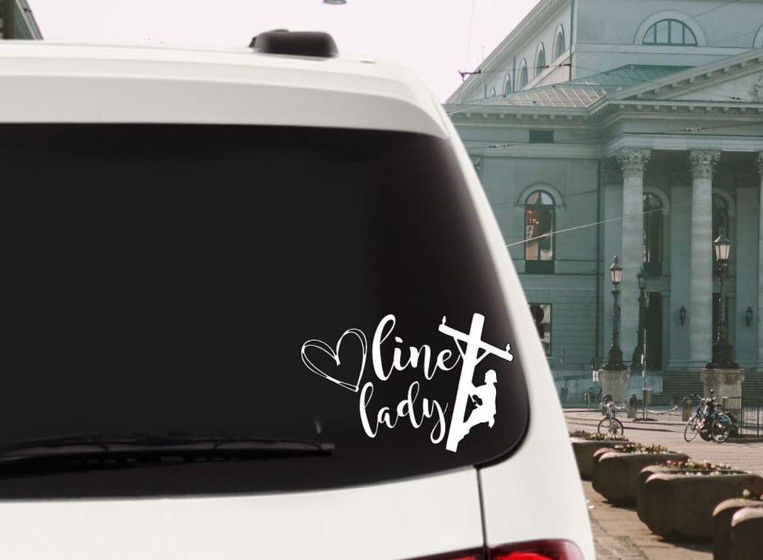 Lineman's Lady Car Decal, Line Lady, Lineman's Lady, Lap Top Decal ...