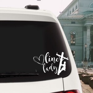 Linelady, Lineman's Girlfriend, Line Life, Life on the Line, Car Decal ...
