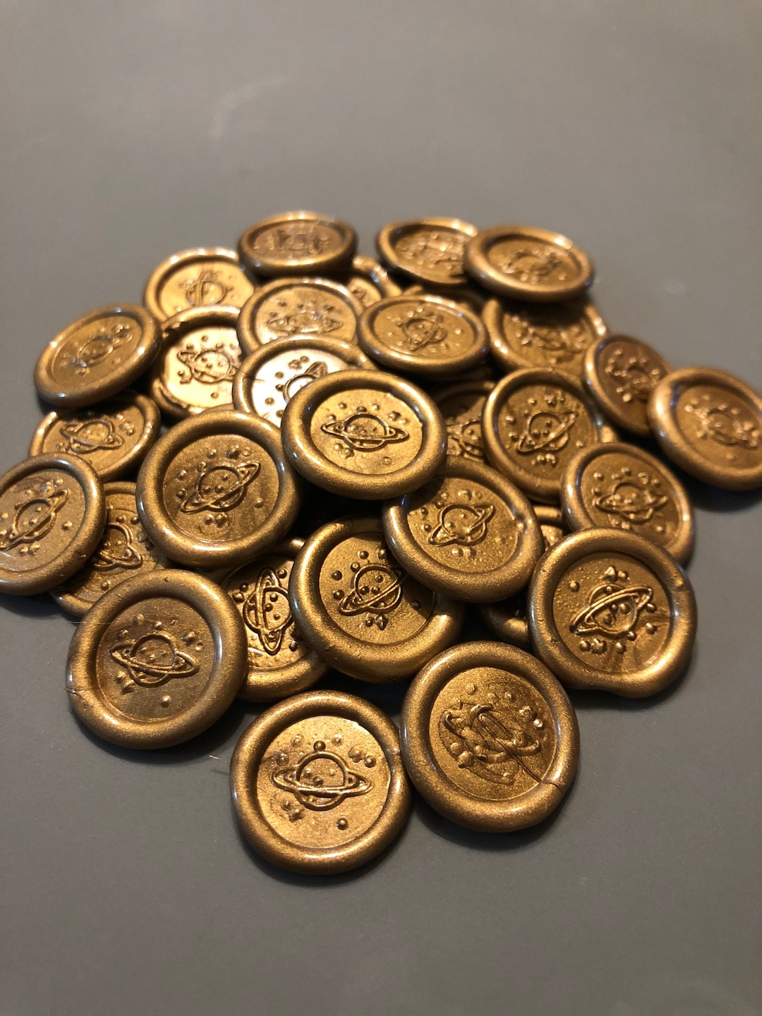 Self Adhesive Wax Seals / Mini Planet Wax Seal / Space Wax Stamp ...