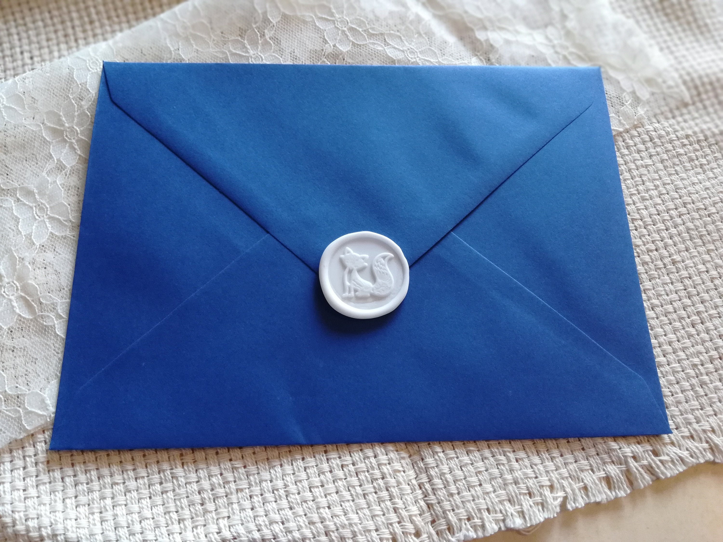 Self Adhesive Wax Seals /Wax Seal / Fox Wax Stamp / Wedding | Etsy