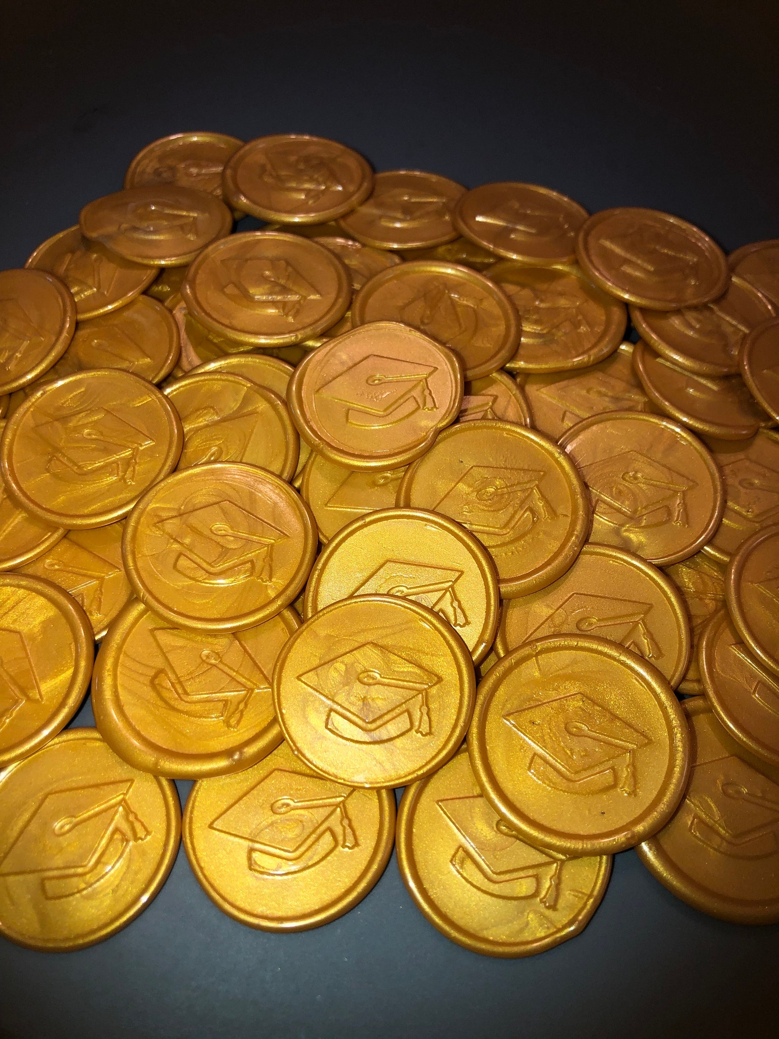 Grad Cap Self Adhesive Wax Seals /graduation Cap Wax Seal / Graduation ...