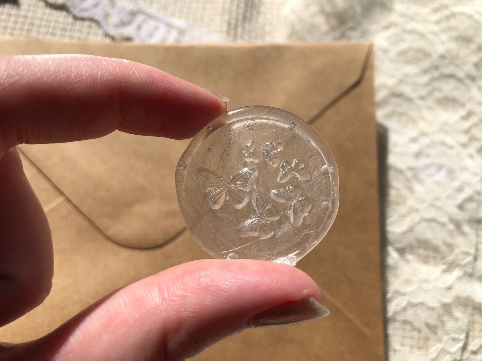 Butterflies Self Adhesive Wax Seals / Wax Seal / Wedding Invitation ...