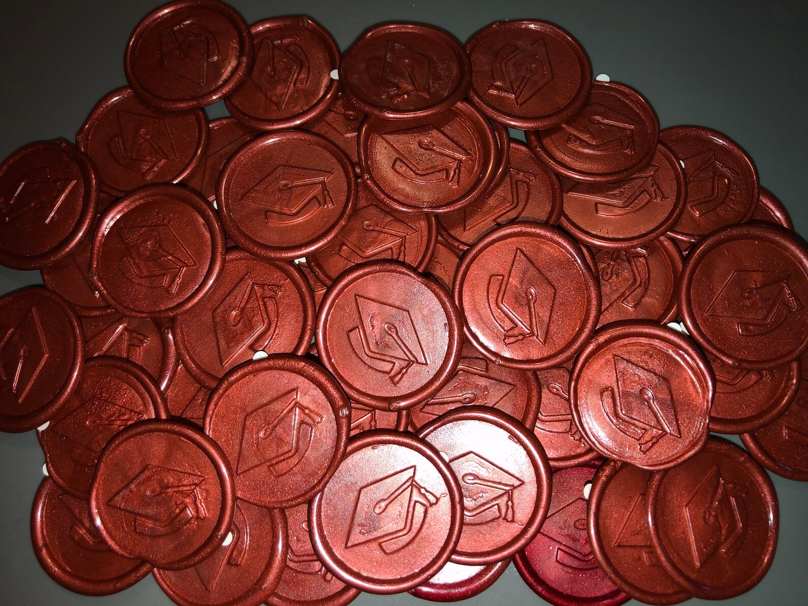 Grad Cap Self Adhesive Wax Seals /graduation Cap Wax Seal / Graduation ...