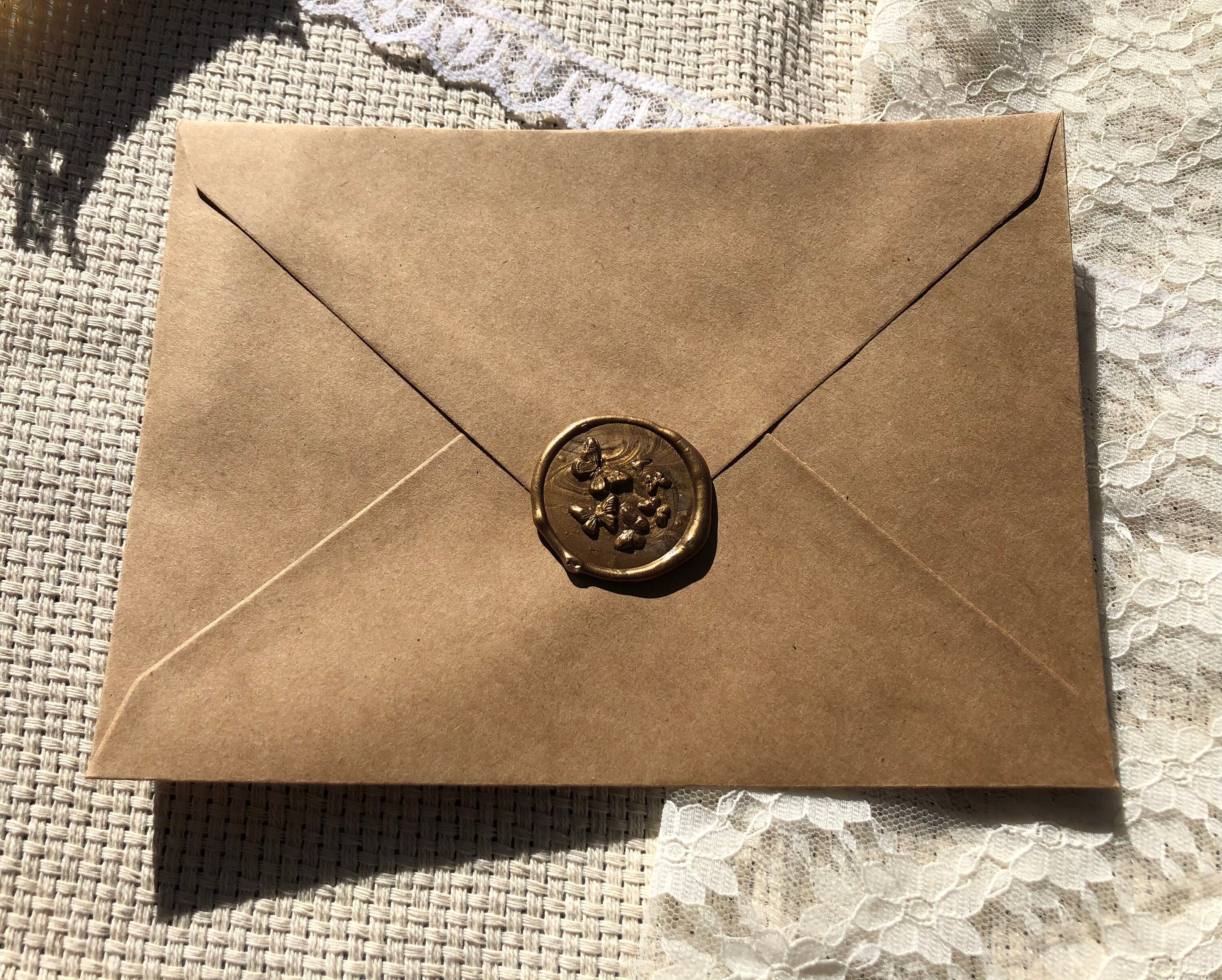 Butterflies Self Adhesive Wax Seals / Wax Seal / Wedding Invitation ...