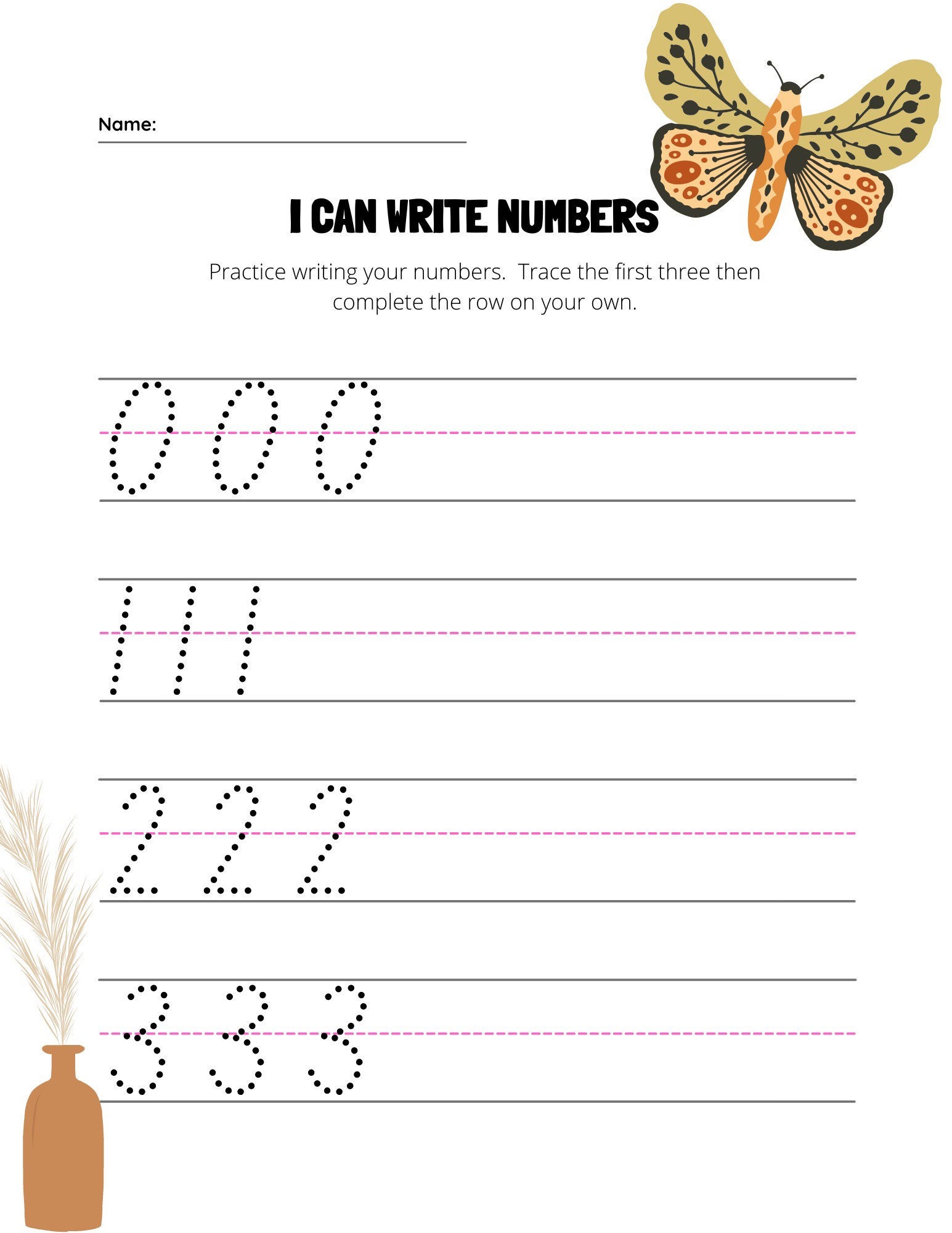 Learn to Print, Pre-k Activity, Printable Toddler Activity Book, Learn ...