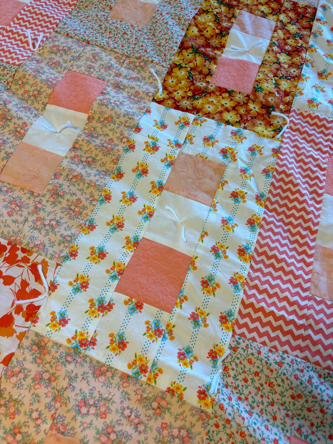 Cream Sickle - Quilt - Queen or King Size Gift - Etsy