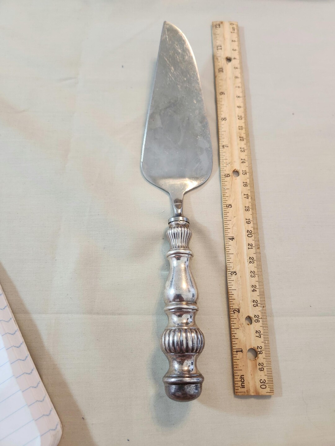 Vintage Art Deco Sterling Silver Cake Cutter and Server W Sterling ...