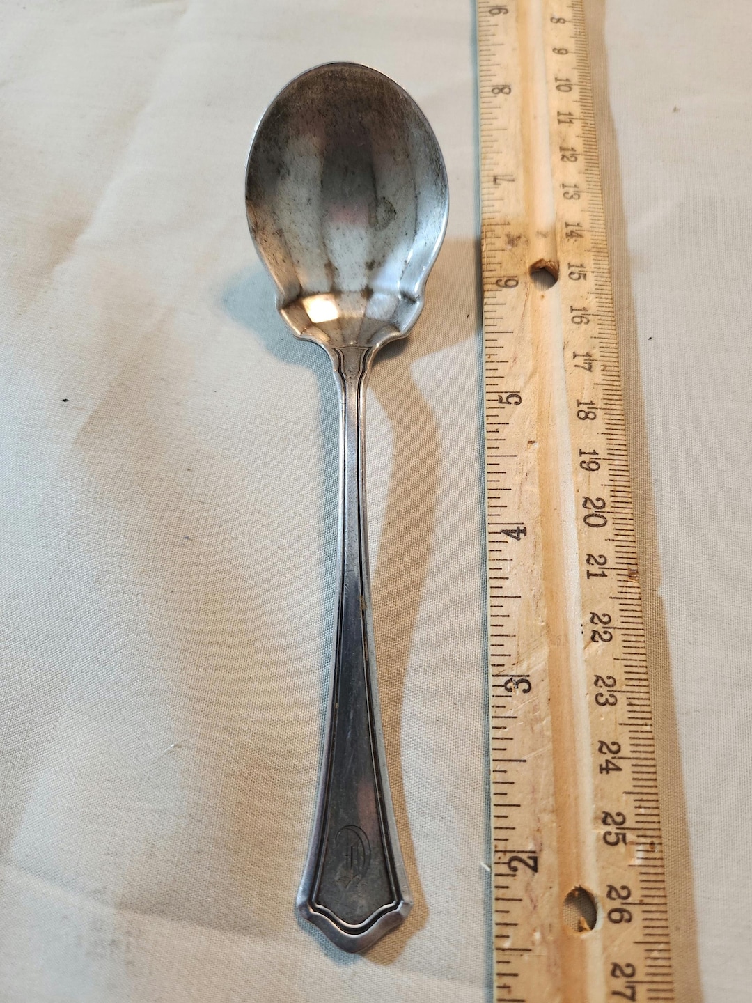 Vintage Wallace Silversmith Antique Sterling Silver Sugar Shell Spoon ...