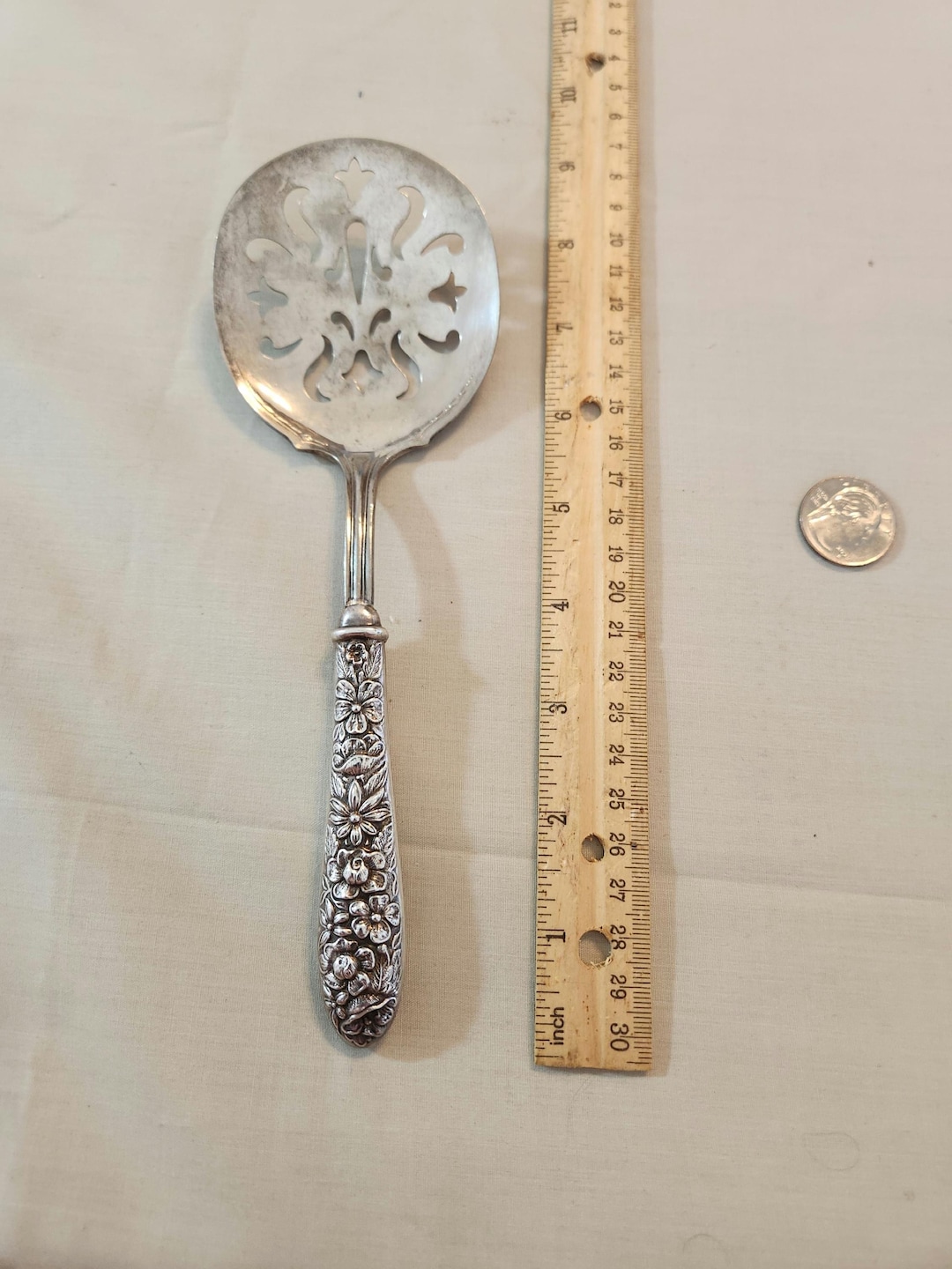 Vintage Sterling Kirk Stieff Repousse Silver Handled Round Tomato ...