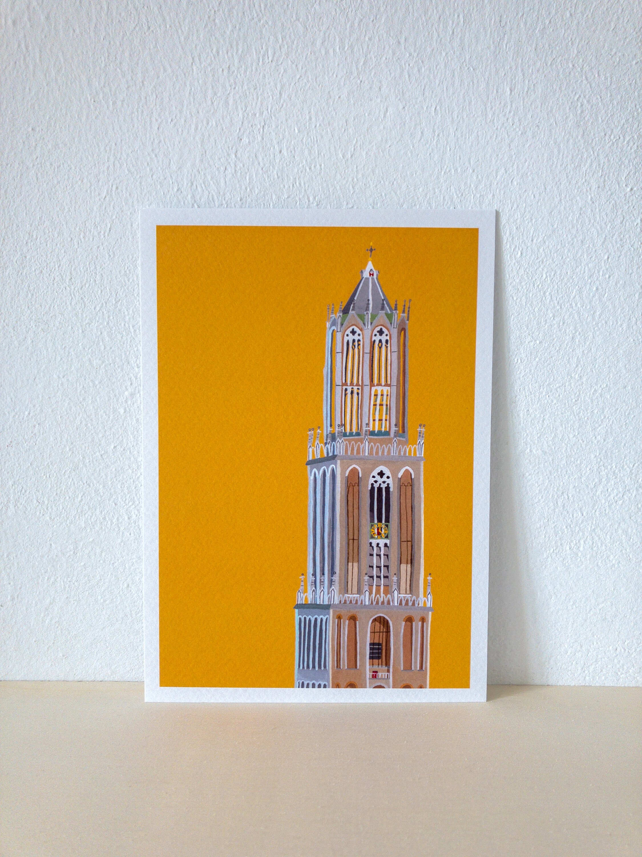 Domtoren Utrecht A5 Miniposter Print - Etsy