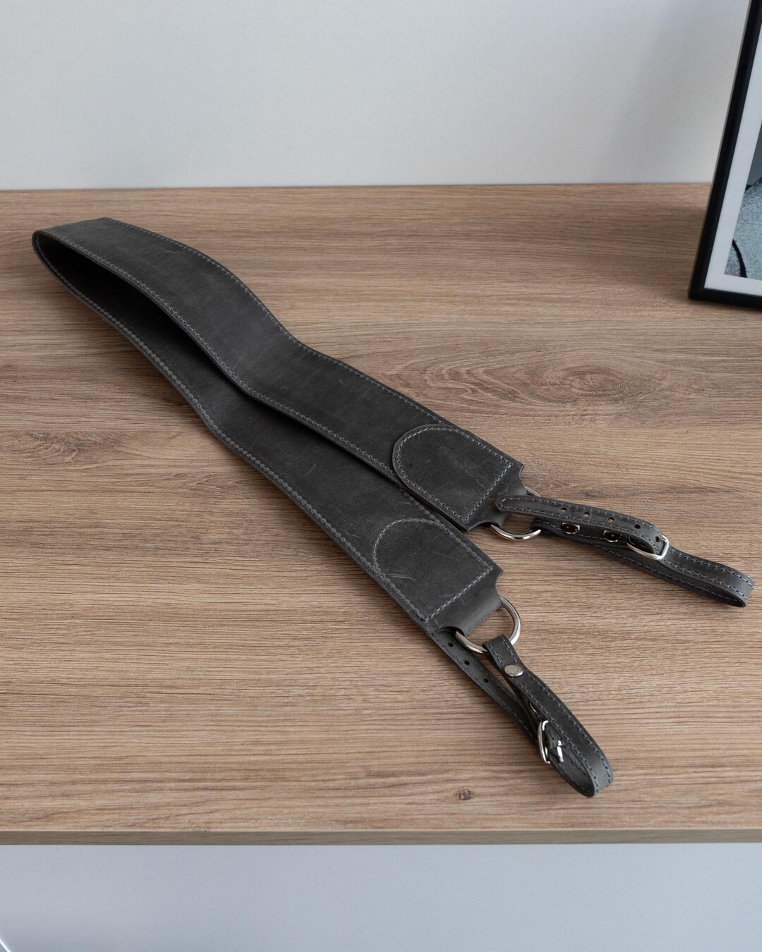 Custom Name Leather Camera Neck Strap, Adjustable Camera Strap Gift ...