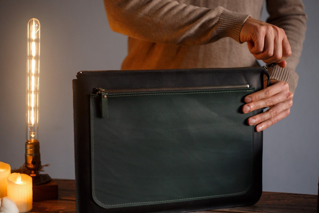 Leather Laptop Case MacBook Air Cover Leather MacBook Case - Etsy