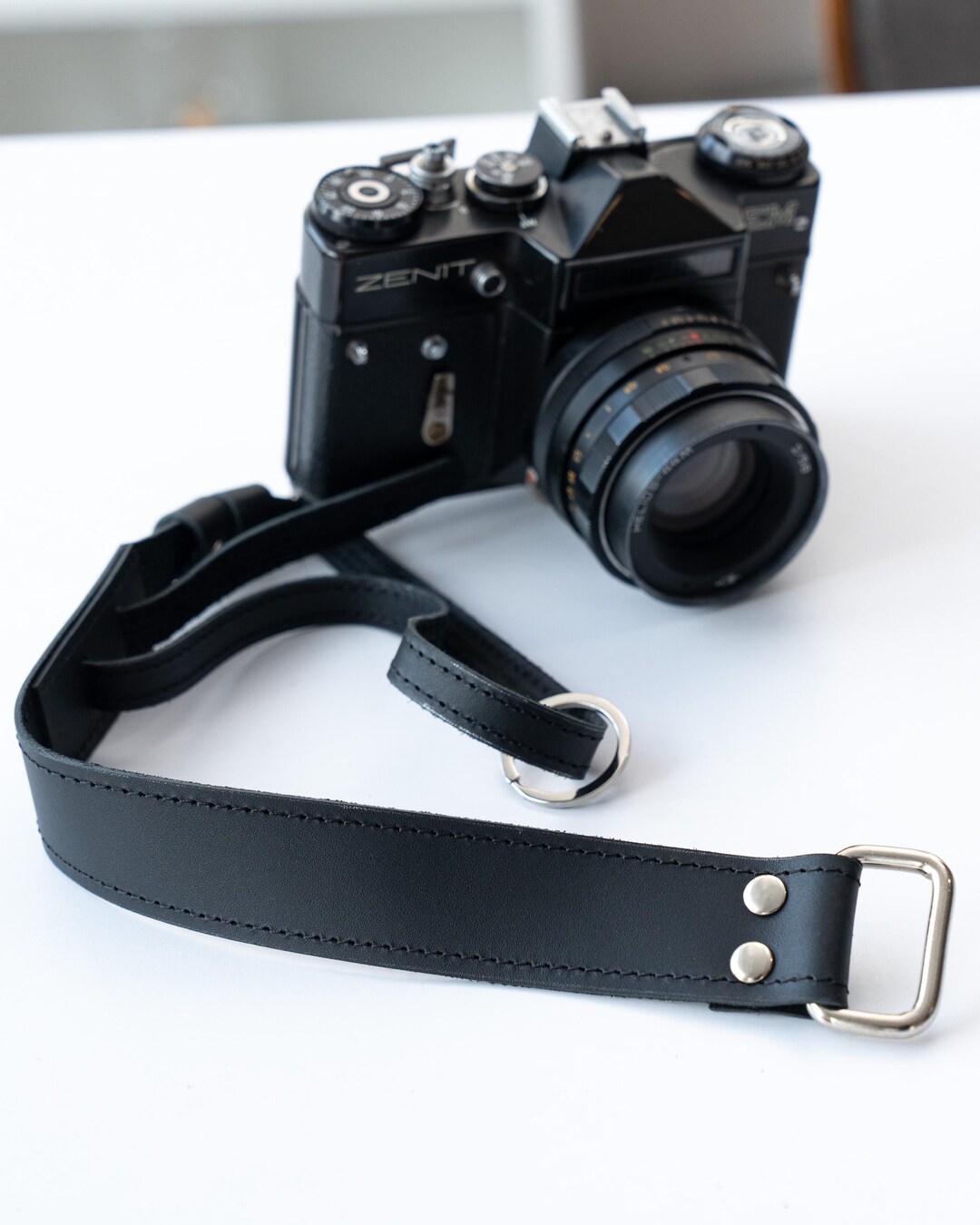 Custom Leather Camera Wrist Strap, Vintage Style Camera Accessory ...