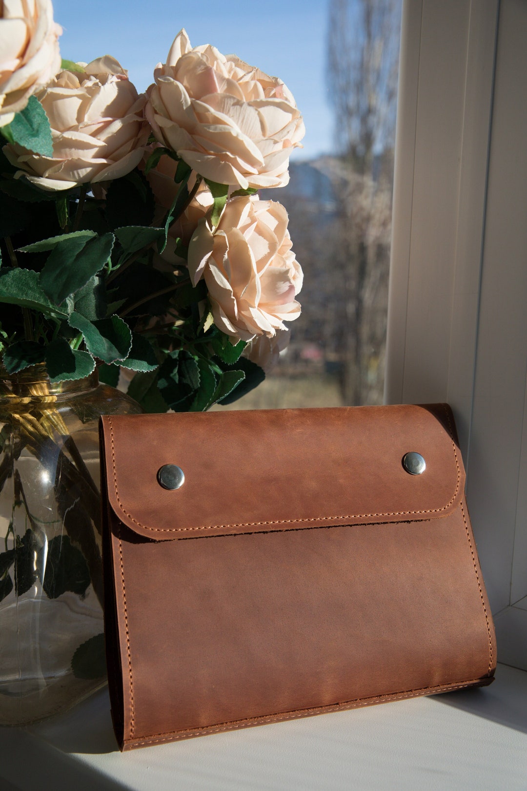 Custom Leather Notebook, Personalized Leather Journal, Graduation Gift ...