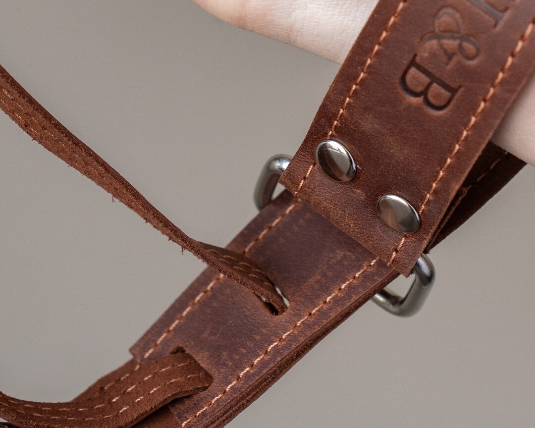 Custom Leather Camera Neck Strap, Handmade Personalized Photography ...