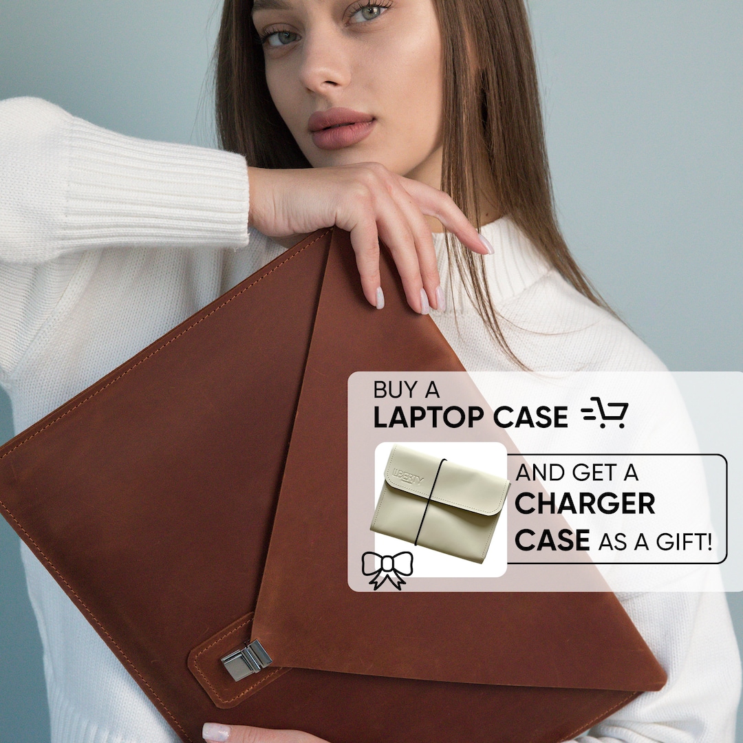 Custom MacBook Case, Handmade Leather MacBook Case, Personalized Father ...