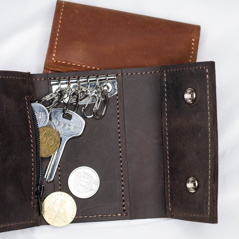 Leather Key Holder - Etsy