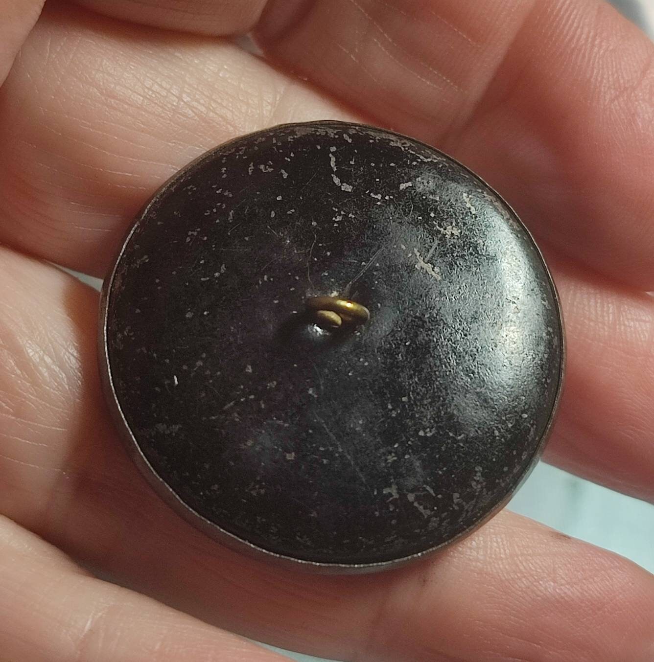 Antique the Wee House Mang the Heather Brass Button - Etsy
