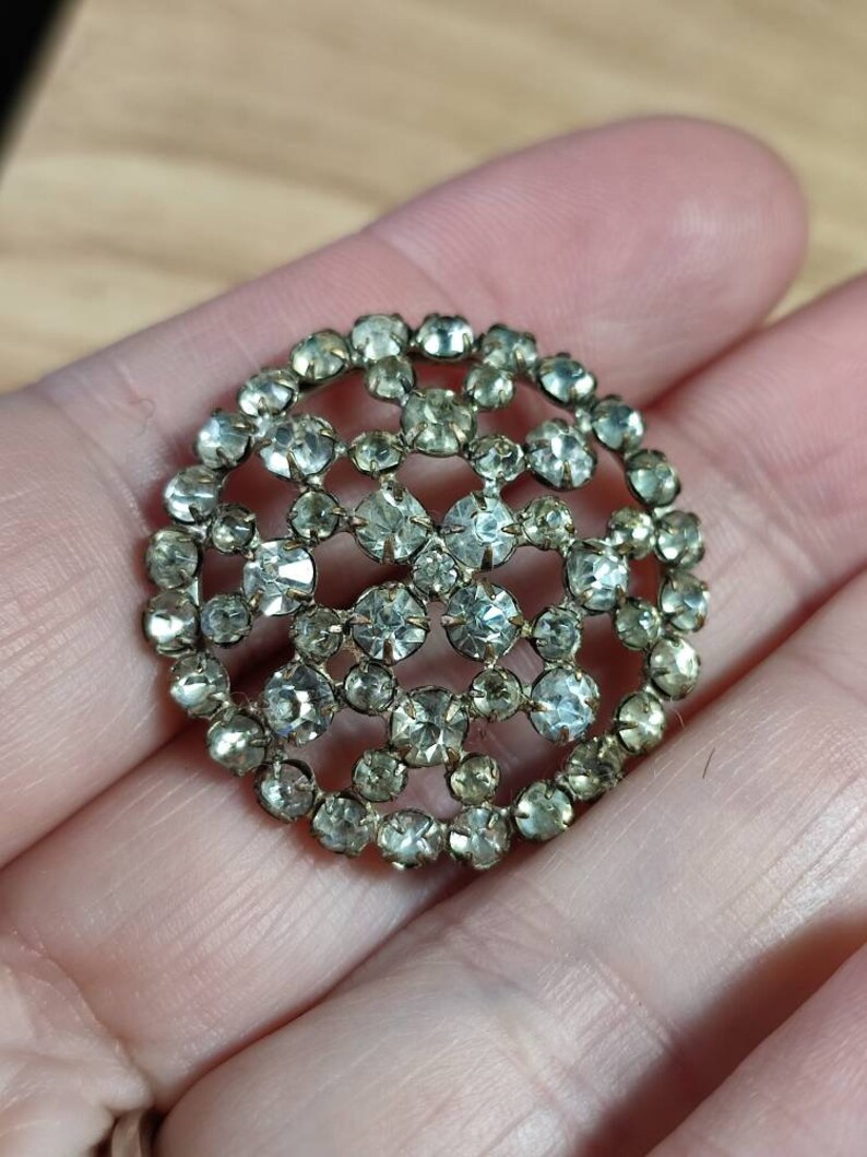 Antique Paste Button - Etsy