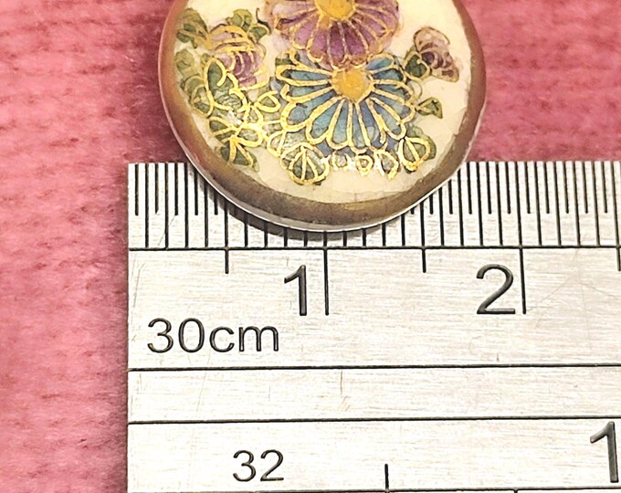 Antique Satsuma Button - Etsy