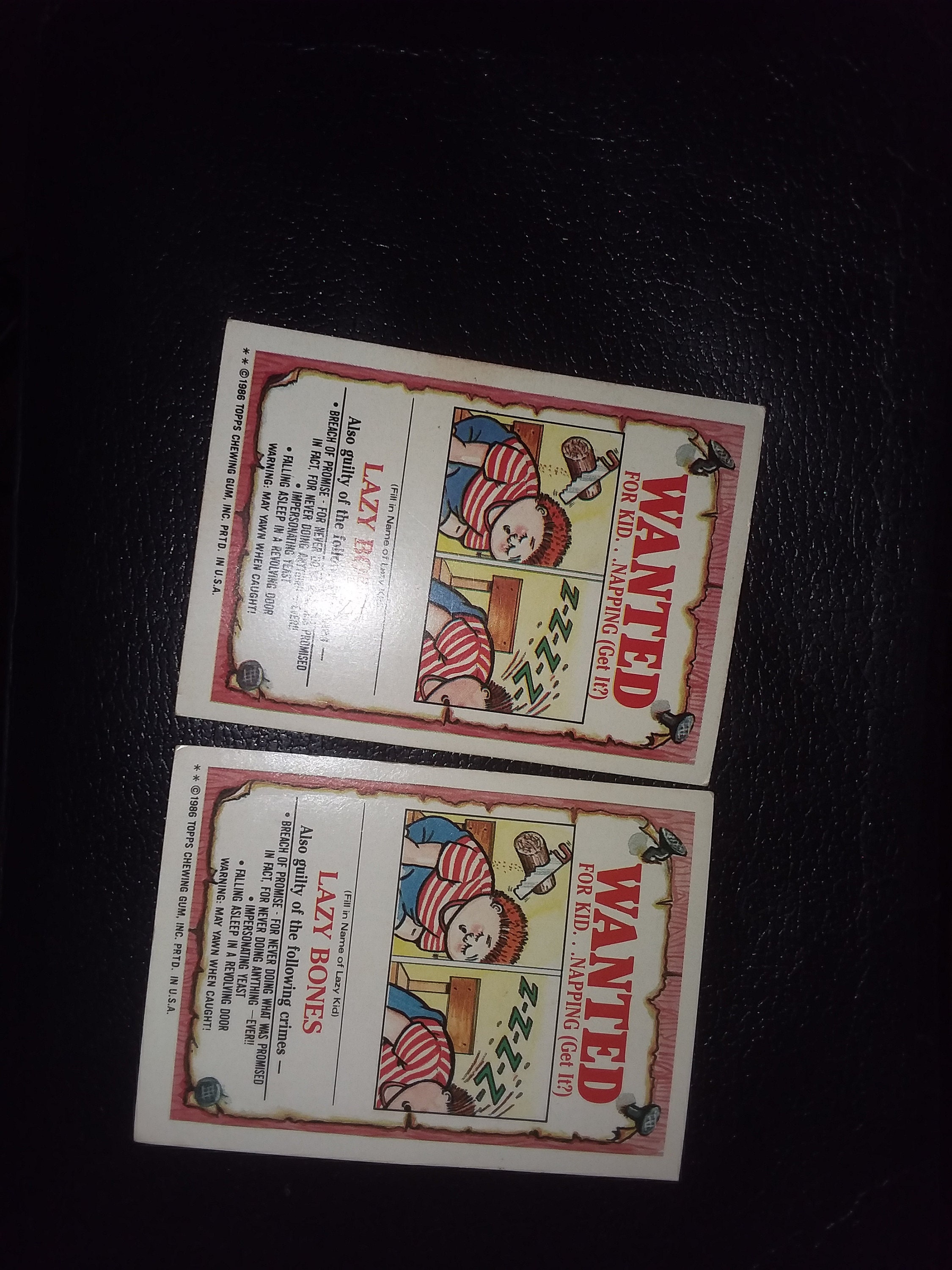 1986 Garbage Pail Kids, Shorned Sean and Hy Gene, 161a & 161b - Etsy