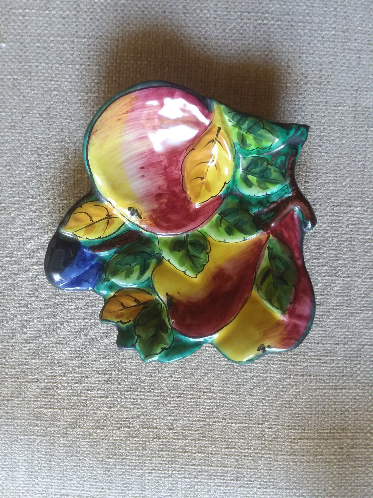 Colorful Decorative Dish Made in Italy - Etsy