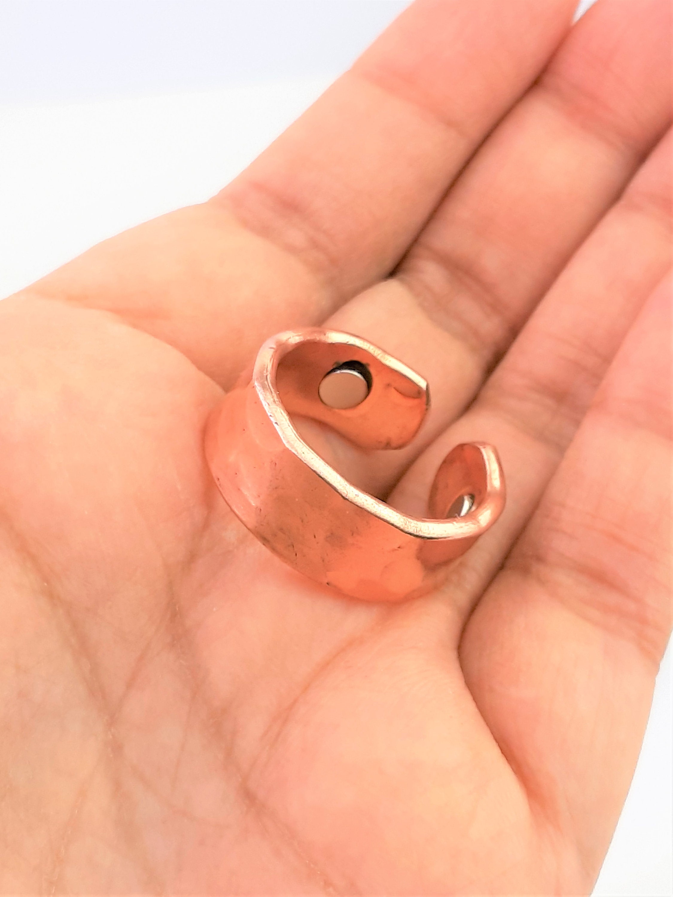 Magnetic Pure Copper Adjustable Hammer Work Ring With 2 High - Etsy UK